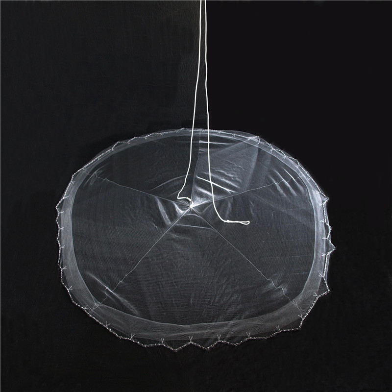 bottom pocket Fuji style casting net with lead chain - DKFishing